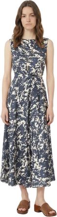 Max Mara Femme, Robes, Multicolore, Taille: 40 FR Martina Seiden Kleid