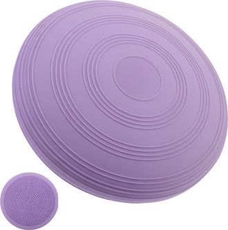 PartyKindom Extra Dicke Yogamatte mit Strukturierter Massageoberfläche Rutschfest Vielseitige Fitnessmatte für Yoga Pilates Workout und Stretching Kompakt Leicht 