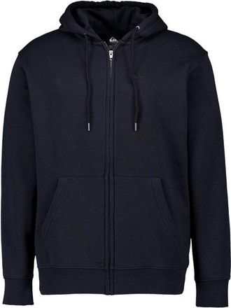 Quiksilver Herren Sweatjacke schwarz Baumwolle unifarben