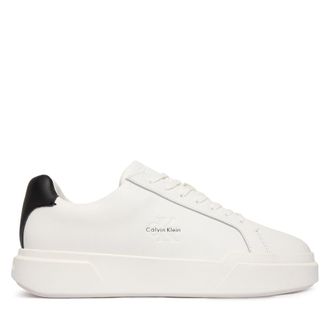 Calvin Klein Sneakers Calvin Klein Chunky Cupsole Laceup Lth YM0YM01344 Wei&szlig;