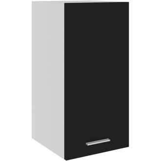 vidaXL Armoire suspendue Lyon Noir 29,5x31x60 cm Bois ding&eacute;nierie Vidaxl
