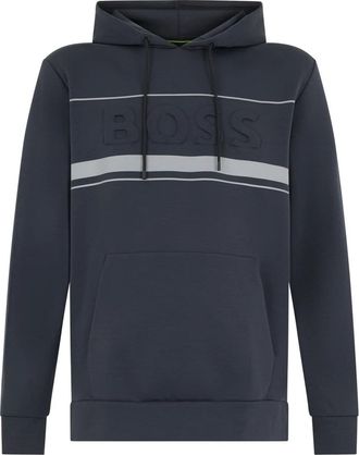 HUGO BOSS Soody Zone Sweat &agrave; capuche - Homme - Sweatshirts et sweats &agrave; capuche - Bleu - Taille: 2XL
