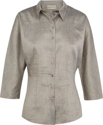 Cortana Femme, Blouses et Chemises, Gris, Taille: 40 FR Chemise Tailleur