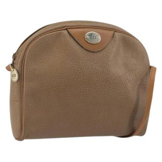 Dior Pre-owned Cuir sacs-dior - Femme - Pre-owned - Brun - Taille: ONE Size