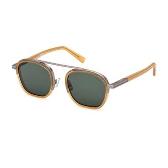 Ermenegildo Zegna Flieger-Sonnenbrille - - Accessories - Herren - Braun - 51 MM