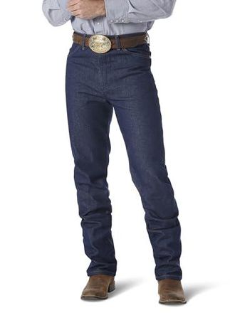 Wrangler Jean Slim Coupe Cowboy 0936 pour Homme, Boucle dor&eacute;e d&eacute;color&eacute;e, 30W / 32L