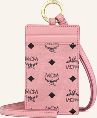 MCM Mcm Kartenetui Aren Vi Lanyard pink
