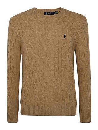 Polo Ralph Lauren Pull Col Rond - Marron