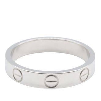 Cartier 18K White Gold Small Love Ring 5.25