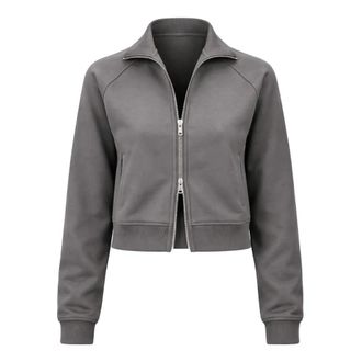 Sams&oslash;e & Sams&oslash;e Sakira Zip Sweat - - Sweatshirts & Hoodies - Damen - Grau - XS