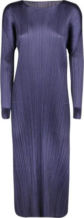 Issey Miyake Femme, Robes, Bleu, Taille: 44 FR Monthly Colors : January Dress