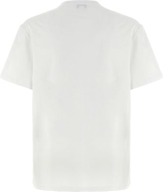 Alexander McQueen Flocked Logo T-shirt - White