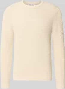 Review Regular Fit Strickpullover aus reiner Baumwolle