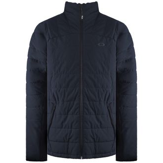 Oakley Down Slope Herren Schwarze Gef&uuml;tterte Jacke