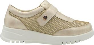 Pitillos Pitillos 20303 Chaussures d&eacute;contract&eacute;es pour femme avec bande adh&eacute;sive, semelle int&eacute;rieure en gel amovible et semelle EVA antid&eacute;rapante pour femme, or