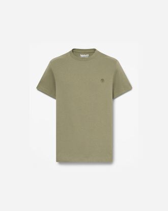 Timberland Dunstan River Kurzarm-T-Shirt mit schmaler Passform f&uuml;r Herren in Gr&uuml;n, Herren, Gr&uuml;n, Gr&ouml;&szlig;e