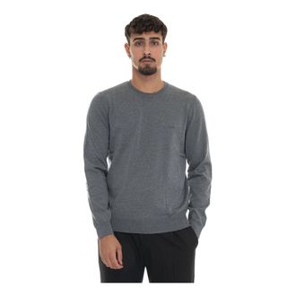 HUGO BOSS Botto-L Rundhals-Pullover - - Knitwear - Herren - Grau - 2XL