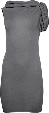 Rick Owens haut drapé à détail torsadé - Gris