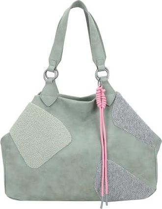 Fritzi Aus Preußen Fritzi aus Preußen sac shopper sac à épaule Izzy Medium Limited Happy Flocked Soft Salbei vert clair