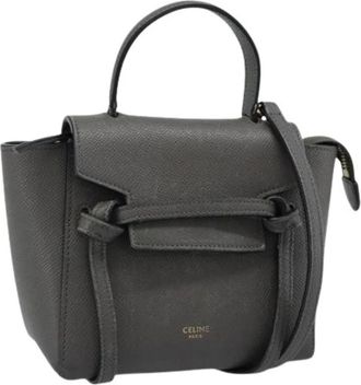 Celine Sac bandouli&egrave;re mini vintage Pre-owned - Femme - Pre-owned - Gris - Taille: ONE Size