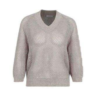 PESERICO Damen, Strickwaren, Grau, SGr&ouml;&szlig;e