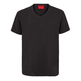 HUGO BOSS Hugo - T-Shirt f&uuml;r Herren, V-Ausschnitt (Schwarz)