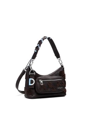 Desigual BAG_STENCIL FLOWER ME, 6009 CHOCOLATE, U