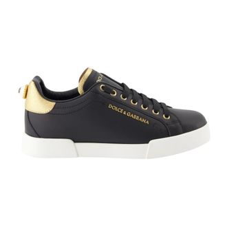 Dolce & Gabbana Portofino Schn&uuml;rk&ouml;rbe - - Shoes - Damen - Schwarzk - 35 1/2 EU