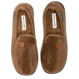 Pierre Cardin Charentaises Hommes Antid&eacute;rapantes, Pantoufles Homme, Marron Taille 41