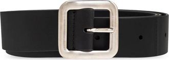 Jil Sander Homme, Accessoires, Noir, Taille: ONE Size Leather Belt