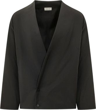 Fear of God Homme, Vestes, Noir, Taille: S Veste D&eacute;contract&eacute;e Sans Revers