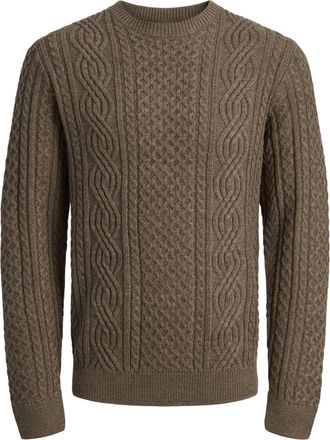 Jack & Jones Jprblusean Knit Cable Crew Neck Sn