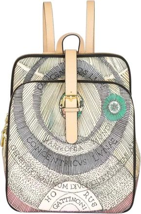 Gattinoni Femme, Sacs, Beige, Taille: ONE Size Sac &agrave; dos Plan&eacute;tarium