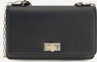 Fendi Peekaboo leather Chain Wallet Female UNI