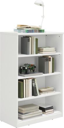 Xora Regal, Wei&szlig;, Holzwerkstoff, 3 F&auml;cher, 72x110x36 cm, Typenauswahl, Beim&ouml;bel erh&auml;ltlich, Wohnzimmer, Regale, B&uuml;cherregale