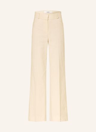 BA&SH Ba&Sh Hose Pants Cista Mit Leinen gelb