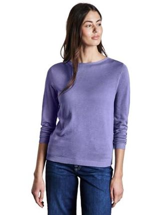 Street One A302973 Pull en Tricot Doux, Lilac Dusk Mel, 44 Femme