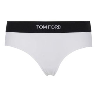 Tom Ford Signature Boy Shorts - - Underwear - Damen - Wei&szlig; - L