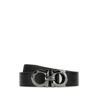 Ferragamo Double Adjus G&uuml;rtel - - Accessories - Herren - Schwarzk - 90 CM