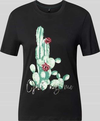 Only Slim Fit T-Shirt aus reiner Baumwolle Modell KITA