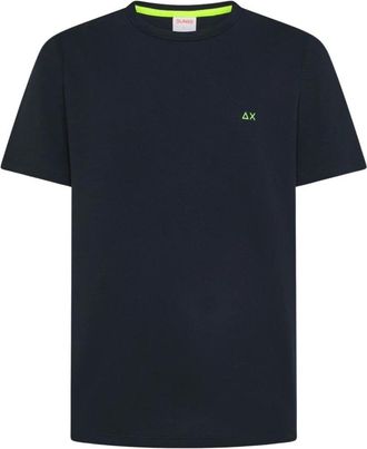 Sun 68 Homme, Tops, Bleu, Taille: 3XL T-Shirt Piquet S/S