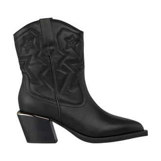 Alma En Pena Kn&ouml;chelhoher Stiefel mit niedrigem Absatz - - Shoes - Damen - Schwarzk - 38 EU