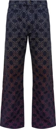 Off-white Arrow Monogram Degrad&eacute; Jacquard Denim - - Jeans - Herren - Blau - W32