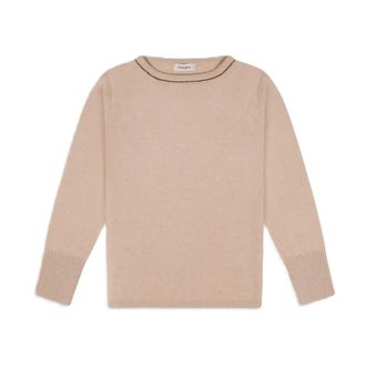 KANGRA Rundhals-Pullover - - Knitwear - Damen - Beige - M