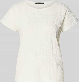 Betty Barclay T-Shirt mit Strukturmuster und Rundhalsausschnitt