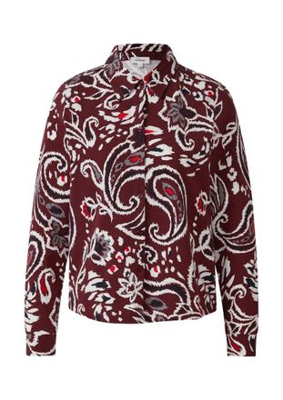 s.Oliver Langarmshirt mit Hemdkragen