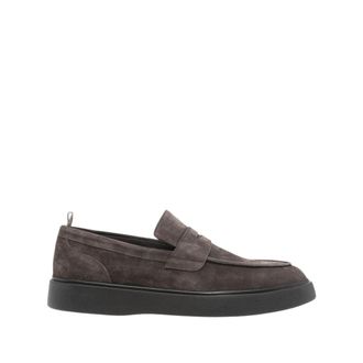 Officine Creative Frame 001 Wildleder Penny Loafer - - Shoes - Herren - Braun - 45 EU