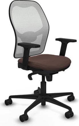 Piqueras y Crespo Jorquera Sessel f&uuml;r die Arbeit zu Hause mit 2D-Armen, h&ouml;henverstellbare Lendenwirbelst&uuml;tze, ausgestattet mit Sincro 5 Positionen und injiziertem Schau