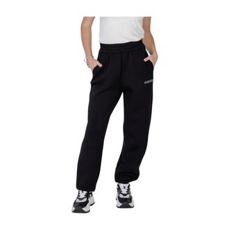 Guess Pantalon de jogging coupe d&eacute;contract&eacute;e - Femme - Pantalons - Noir - Taille: 34 FR