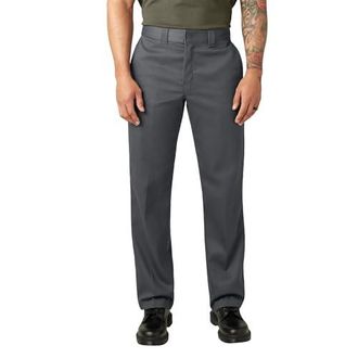 Dickies Work - Chemise casual - Taille normale - Manches longues - Homme - Gris (Charcoal Grey) - Large (Taille fabricant: Large)